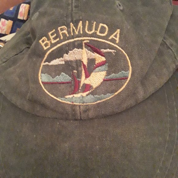 SCI | Accessories | Bermuda Baseball Hat Green Distressed Color ...